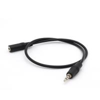 China DC 3.5mm Jack Male to Female AUX Audio Stereo Cable Extension PVC Jacket DC Cord for Speaker Microphone Monitor for sale