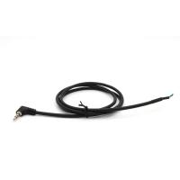 China Right Angle DC3.5mm Plug 4 Pole to Bare Open End Stereo Cable for sale