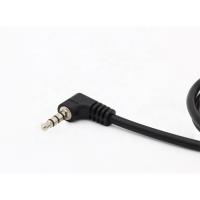 China Right Angle DC3.5mm Plug 4 Pole to Bare Open End Stereo Cable for sale