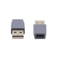 China USB 2.0 Male to Type C Female Converter Adapter Power Supply Adapter Output AC for Laptops & PC Computers for sale