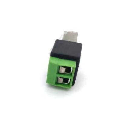 China Network Cable Ethernet UTP Adapter Modular RJ45 8P4C Cat5e Screw Terminal Connector RoHS/Reach Certified for sale