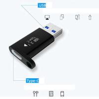 China Professional Brand New USB3.0 Male to Female USB-C Adapter Gold Plated Aluminum 3A Power Supply for Laptop AC Output for sale
