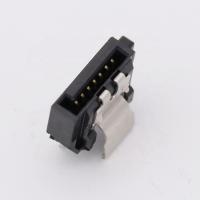 China Crimp Type SATA 7 Pin Female Receptacle Connector with Secure Latch for Data Transmission Adapters & Connectors for sale
