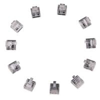 China Utp Cat5e 8p8c Modular Plug Gold Plated Rj45 Unshielded Short Type Connector for sale