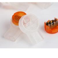 China Bulk Pack of 200 UY K1 Orange Waterproof Connectors for Telephone and Ethernet Cables for sale