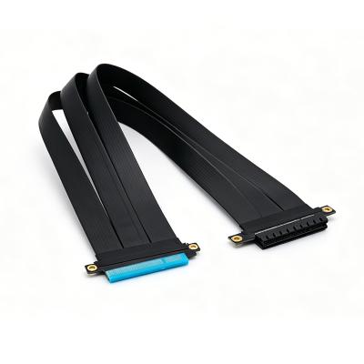 China PCIE 4.0 X8 GPU Extension Cable 16GBS AI Server Cable for sale