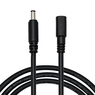 China 5.5mm X 2.5mm DC5525 12V DC Power Extension Cable for CCTV Surveillance Camera,LED Strip,Solar Panels and Power Adapters for sale