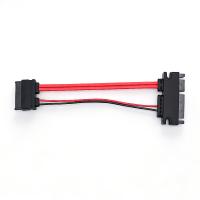 China SATA 7+6 PIN Female to 22Pin Male Adapter Cable for sale