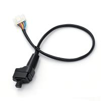 China TJC2509B-6Y to RJ45 female with dust cover harness cable for sale