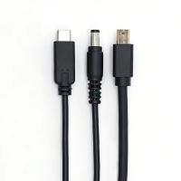 China USB3.0 B male+ DP to DC5525 Male +Mini DP male + USB C male Cable for sale