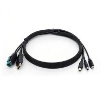 China USB3.0 B male+ DP to DC5525 Male +Mini DP male + USB C male Cable for sale