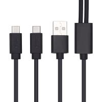 China USB2.0 A to C 2 in 1 fast charing and data transmission cable for sale