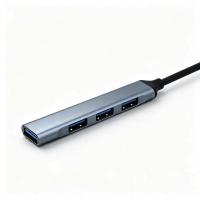 China 4 in 1 USB 3.0 Hub Sopport USB-A 5Gbps Data for Laptop for sale