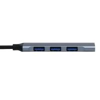 China 4 in 1 USB 3.0 Hub Sopport USB-A 5Gbps Data for Laptop for sale