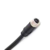 China OEM/ODM M4/M8/M12 Female to Female Waterproof Data Transmission Cable for sale