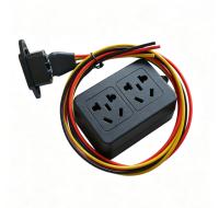 China C14 Male to Open AC Power Cable for sale