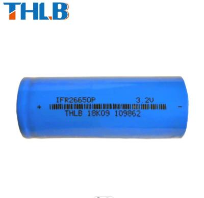 China 2000 Cycles Rechargeable 3.2V Lifepo4 26650 Deep Cycle Battery Cell for sale