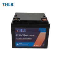 China Lead Acid Replacement Battery 12 Volt 50Ah 52Ah Deep Cycle Battery Designed for Energy Storage in Camping and Portable Power Systems for sale