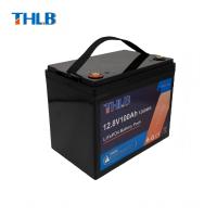 China Lead acid replacement battery 12V 100AH with BMS Lifepo4 high efficiency THLB Battery for sale