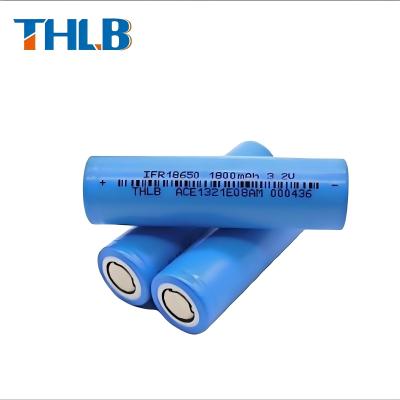 China THLB 18650 Lifepo4 Battery 3.2V Cylindrical Lithium Ion Battery 1500mAh 1600mAh for sale