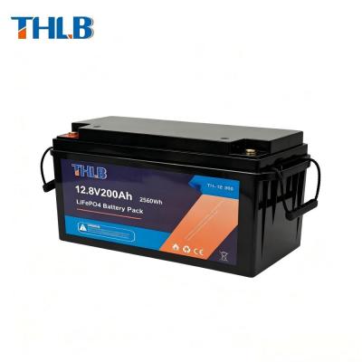 China Quality Lifepo4 12.8V 200Ah Lead Acid Replacement Battery from factory 2580Wh for sale