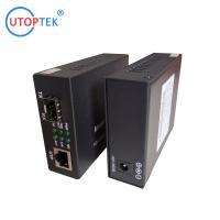 China 10G SFP+ to RJ45 Fiber Media Converter with 10G SR 850nm 300m SFP+ Transceiver Module for sale