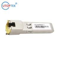 China 10/100Base-T Electrical SFP RJ45 Copper SFP module cisco Huawei juniper Nokia Compatible for sale