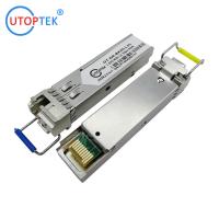 China 1.25G SFP Transceiver module SMF LC 20km Tx1550/Rx1310nm compatible cisco/huawei/HP/Aruba/Ericsson/Mikrotik for sale