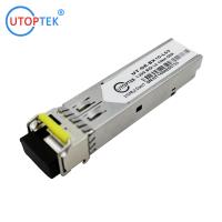 China 1.25G WDM BiDi LC 10km SFP Transceiver 1310/1550nm compatible cisco/huawei/HP/Aruba/Ericsson/Mikrotik for sale