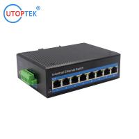 China UT08GP unmanaged Gigabit 8port POE industrial ethernet switch used for IP Cameras for sale