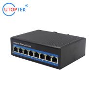China UT08GP unmanaged Gigabit 8port POE industrial ethernet switch used for IP Cameras for sale