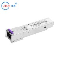 China EPON OLT PX20+++ 1.25Gbps SFP Tx1490nm/Rx1310nm Single SC 20km optical SFP transceiver module for sale
