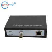 China 10/100Mbps EOC Converter with POE function IP over coaxial extender 300m for CCTV IP camera extend distance for sale