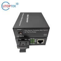 China 20/40/60/80/120km Ethernet Media Converter with External/Internal Power Supply for sale