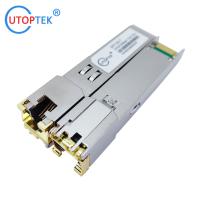 China 10/100M RJ45 Copper 100M SFP Transceiver Module cisco Huawei juniper Nokia ZTE Compatible for sale