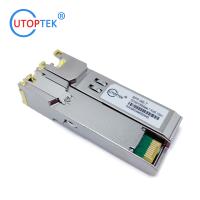 China 10/100M RJ45 Copper 100M SFP Transceiver Module cisco Huawei juniper Nokia ZTE Compatible for sale