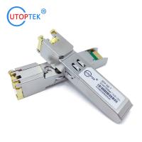 China 10/100M RJ45 Copper 100M SFP Transceiver Module cisco Huawei juniper Nokia ZTE Compatible for sale
