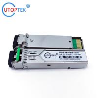 China 155M Dual LC SFP 80km 1550nm SFP Transceiver Module for ZTE/Cisco/Huawei/HPE/Aruba/Mikrotik for sale