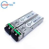 China 155M Dual LC SFP 80km 1550nm SFP Transceiver Module for ZTE/Cisco/Huawei/HPE/Aruba/Mikrotik for sale