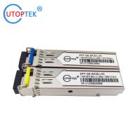 China 1.25G SFP SM BiDi LC 20km 1310/1550nm optical sfp transceiver module for cisco/huawei/HP/Aruba/Juniper/Mikrotik for sale