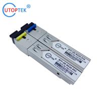 China 1.25G SFP SM BiDi SC 20km 1310/1550nm optical sfp transceiver module DDM fiber optical equipment for sale