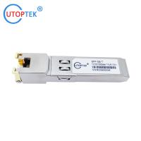 China 10/100/1000Base-T RJ45 Copper SFP module Electrical SFP transceiver for cisco/Huawei/juniper/Nokia Compatible for sale