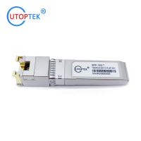 China SFP-10G-T 10Gb Copper RJ45 SFP modules 30m DDM compatible cisco/Huawei/Alcatel/Mikrotik for sale