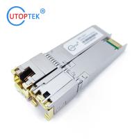China SFP-10G-T 10Gb Copper RJ45 SFP modules 30m DDM compatible cisco/Huawei/Alcatel/Mikrotik for sale