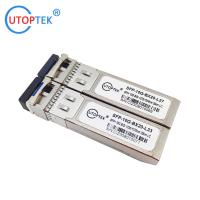 China 10Gb/s SFP+ SM Bidi LC 20km 1270/1330nm Fiber optical sfp transceiver module for cisco/huawei for sale