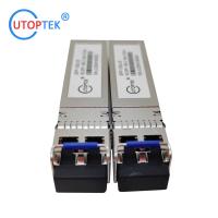 China 10G LR 20km SFP+ SMF 1310nm with dupelx LC connector optical fiber sfp transceiver module for sale