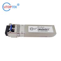 China 10G LR 20km SFP+ SMF 1310nm with dupelx LC connector optical fiber sfp transceiver module for sale