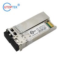 China 10G SFP+ SR MM Duplex LC 850nm 300meter DDM fiber optical network sfp 10G MM module price for sale