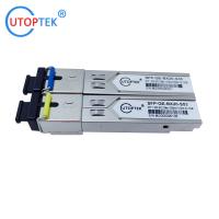 China 1.25G SFP SM BiDi SC 3km 1310/1550nm optical sfp transceiver module compatible cisco/huawei/Zyxel for sale