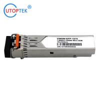 China 1.25G CWDM SFP 40km 1270~1610nm optical fiber transceiver module for cisco/huawei/Extreme/Alcatel/Arista for sale